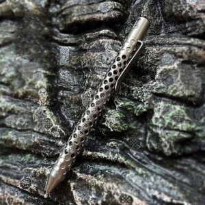 Pure titanium tactical pen skeleton signature pen-Edcgearzone.com